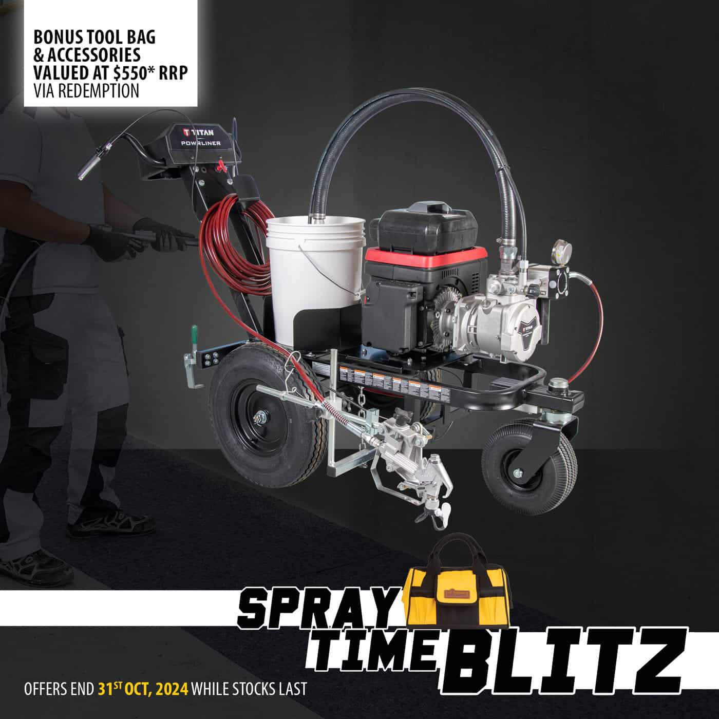 Titan PowrLiner 3500 72V | Linemarking